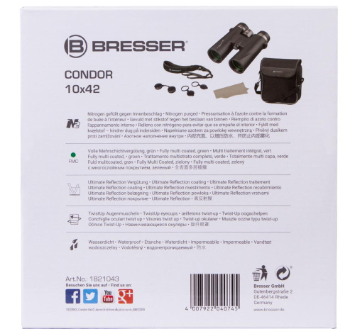 Bresser Condor UR 10x42 Binoculars – Buy from the Levenhuk official ...