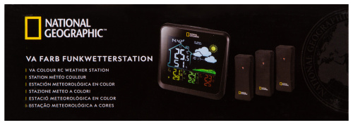 Bresser National Geographic VA Weather Station with Color Display and 3 ...