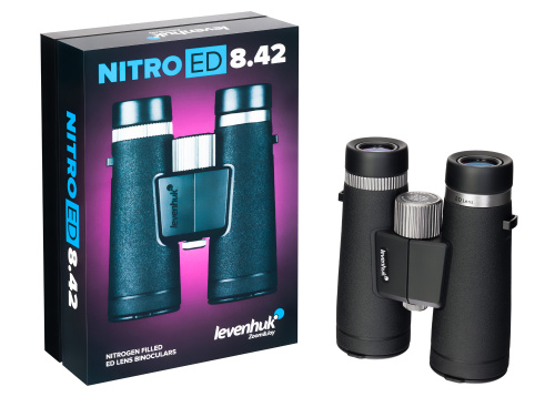 Levenhuk Nitro ED 8x42 Binoculars – Buy from the Levenhuk official ...